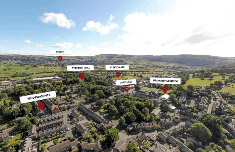 Steeton Aerial 360 Map - Aerial Photography and Video - Ascent Aerial ...